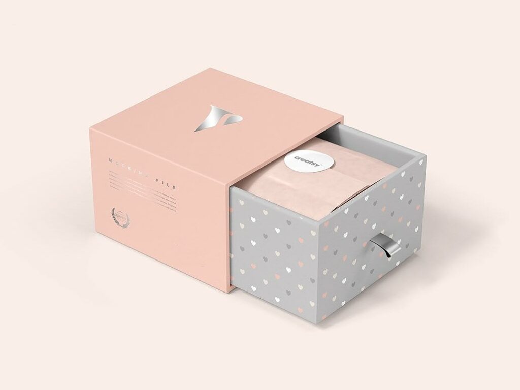 Cheap Custom Slider Drawer Boxes, Custom Rigid Slide Out Packaging